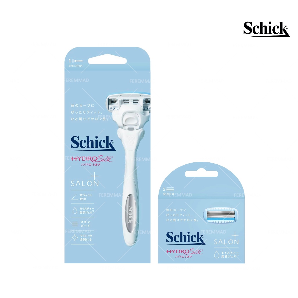 [FMD][現貨] 日本境內版 Schick 舒綺極 salon plus 仕女除毛刀 敏感肌用 舒適 替換刀頭 | 蝦皮購物
