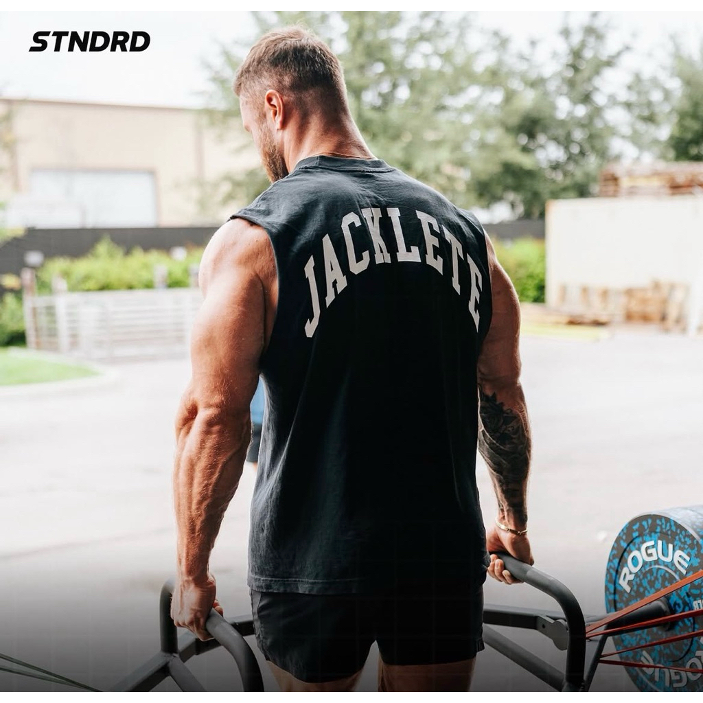 STNDRD Cbum Jacklete Muscle Tank 黑色 寬肩坦克背心 運動背心 健身 運動 重訓 奧賽 | 蝦皮購物
