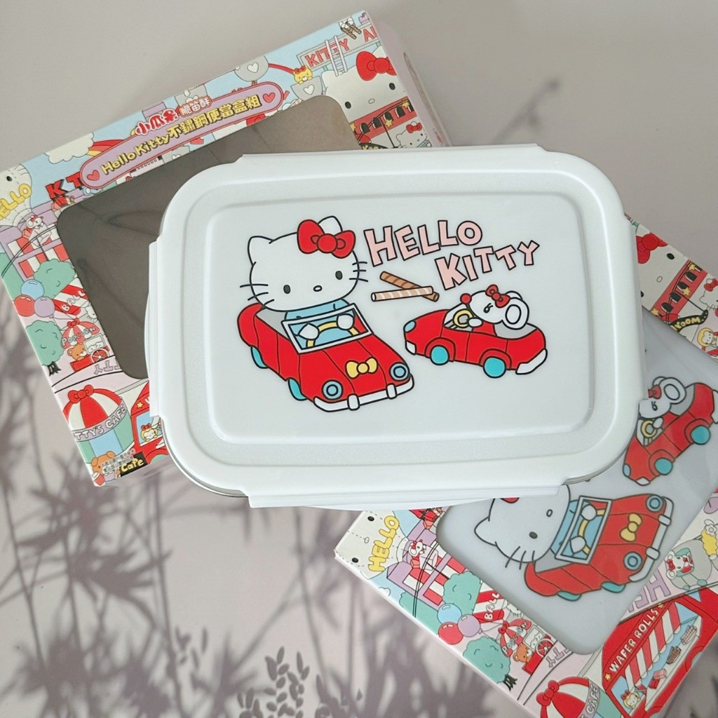 現貨｜小瓜呆脆笛酥xHello Kitty 限量聯名 不鏽鋼便當餐盒 (無餅乾) | 蝦皮購物