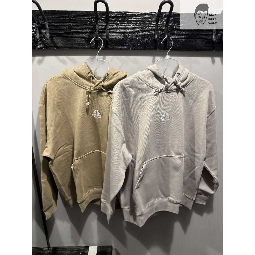 【AND.】NIKE ACG THERMA-FIT HOODIE 重磅 帽T 刷毛 奶/灰 DH3088-247/009 | 蝦皮購物