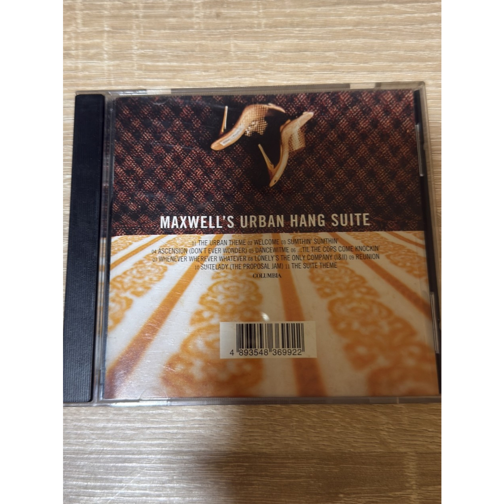 二手cd Maxwell (麥斯威爾) Maxwell's Urban Hang Suite 節奏藍調經典 R&B | 蝦皮購物