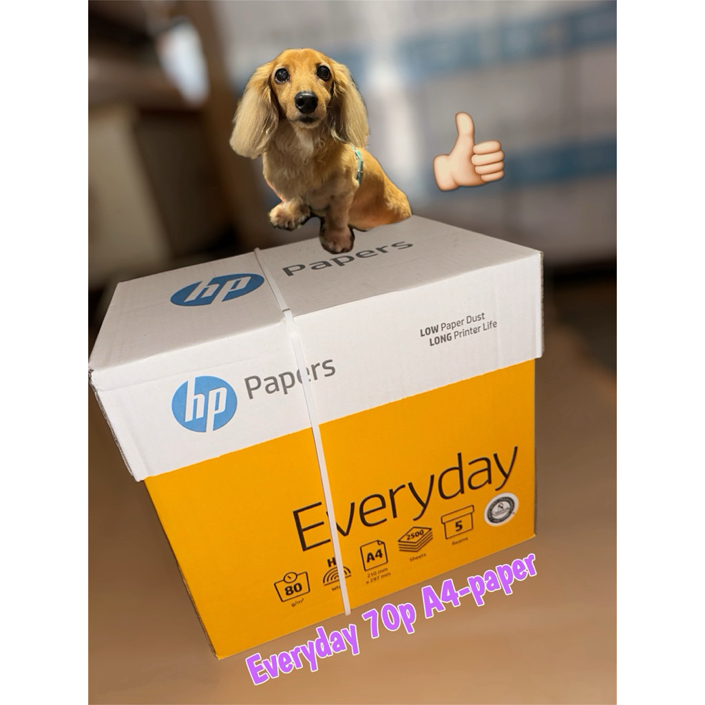 HP A4-papers 80磅 惠普影印紙Everyday（五包/箱） | 蝦皮購物