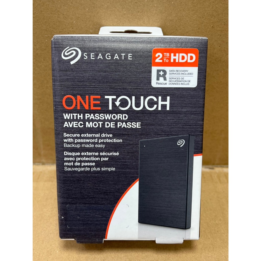 Seagate One Touch 2TB 輕薄行動硬碟-極夜黑 (STKY2000400) | 蝦皮購物