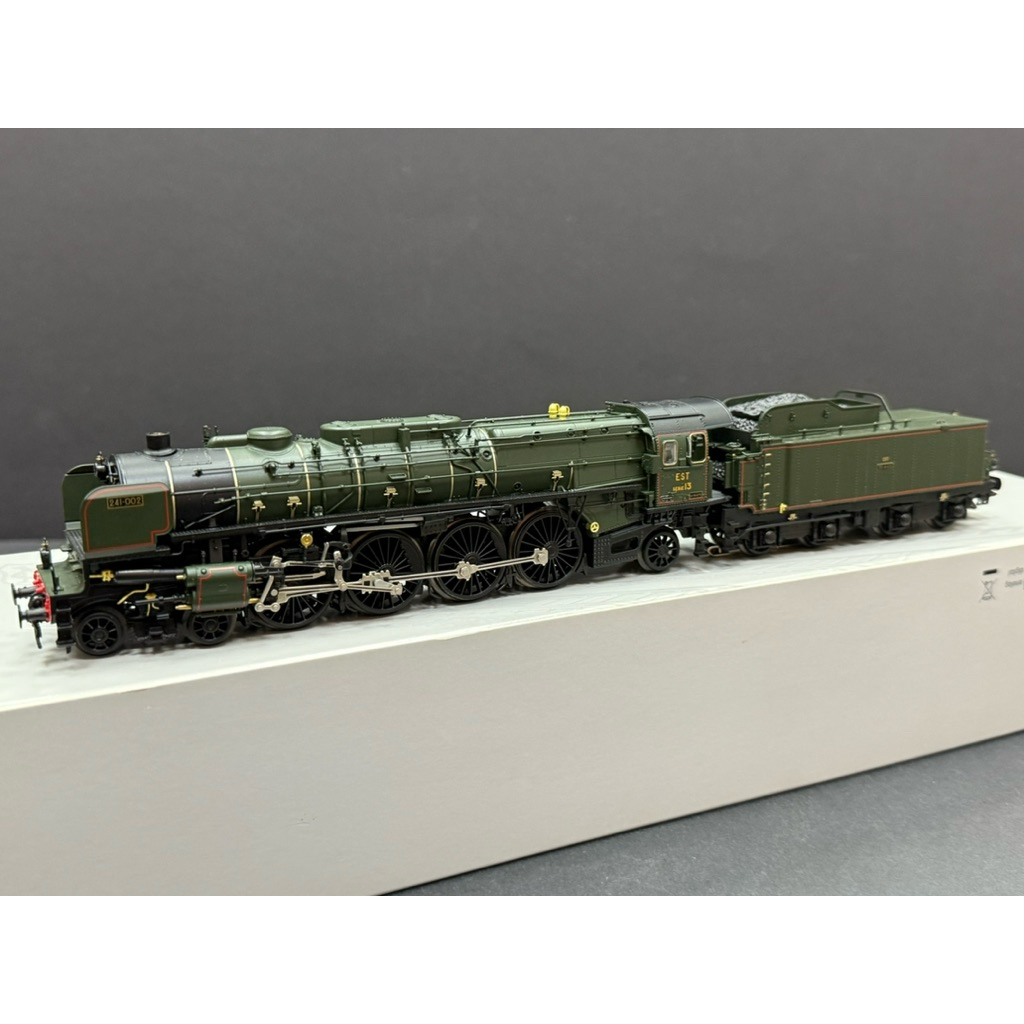 HO Marklin 241A 東方快車 綠色 ETS 13蒸機 原廠可發煙 數位音效車 金屬車身 有配件39243 | 蝦皮購物