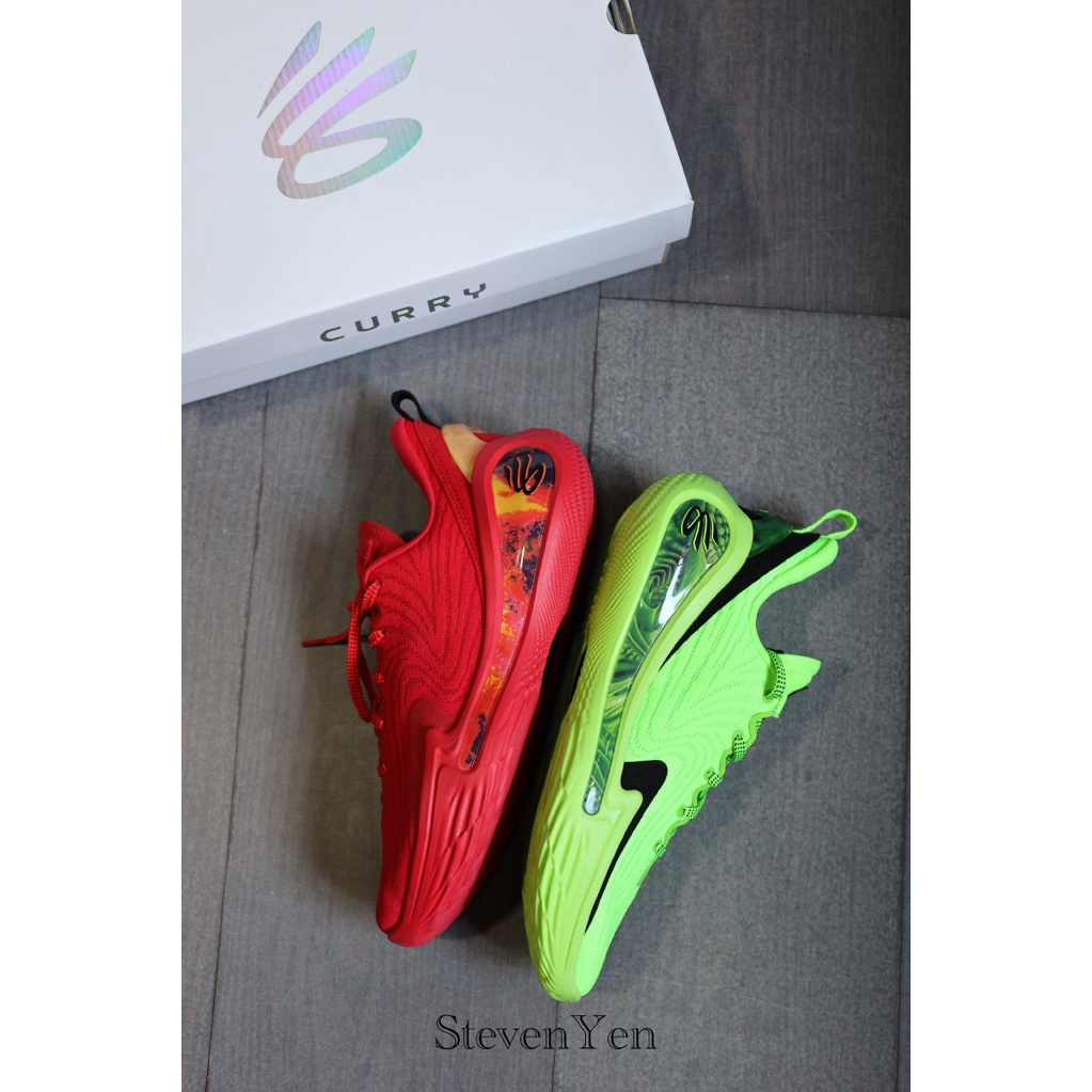 UA CURRY 12 ”Mismatched” 紅綠鴛鴦 | 蝦皮購物
