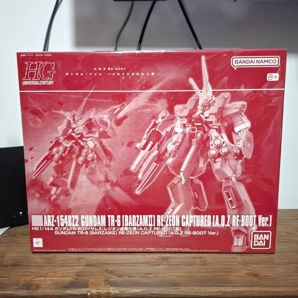 現貨 全新 HGUC GUNDAM TR-6 BARZAM II 鋼彈 TR6 巴薩姆2 RE 吉翁擄獲式樣 AOZ | 蝦皮購物