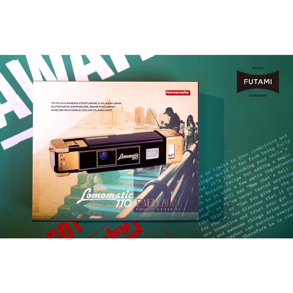 FUTAMI 】Lomomatic 110 底片相機連閃光燈－Bellagio 版本 間諜相機 LOMO相機 可分期 | 蝦皮購物
