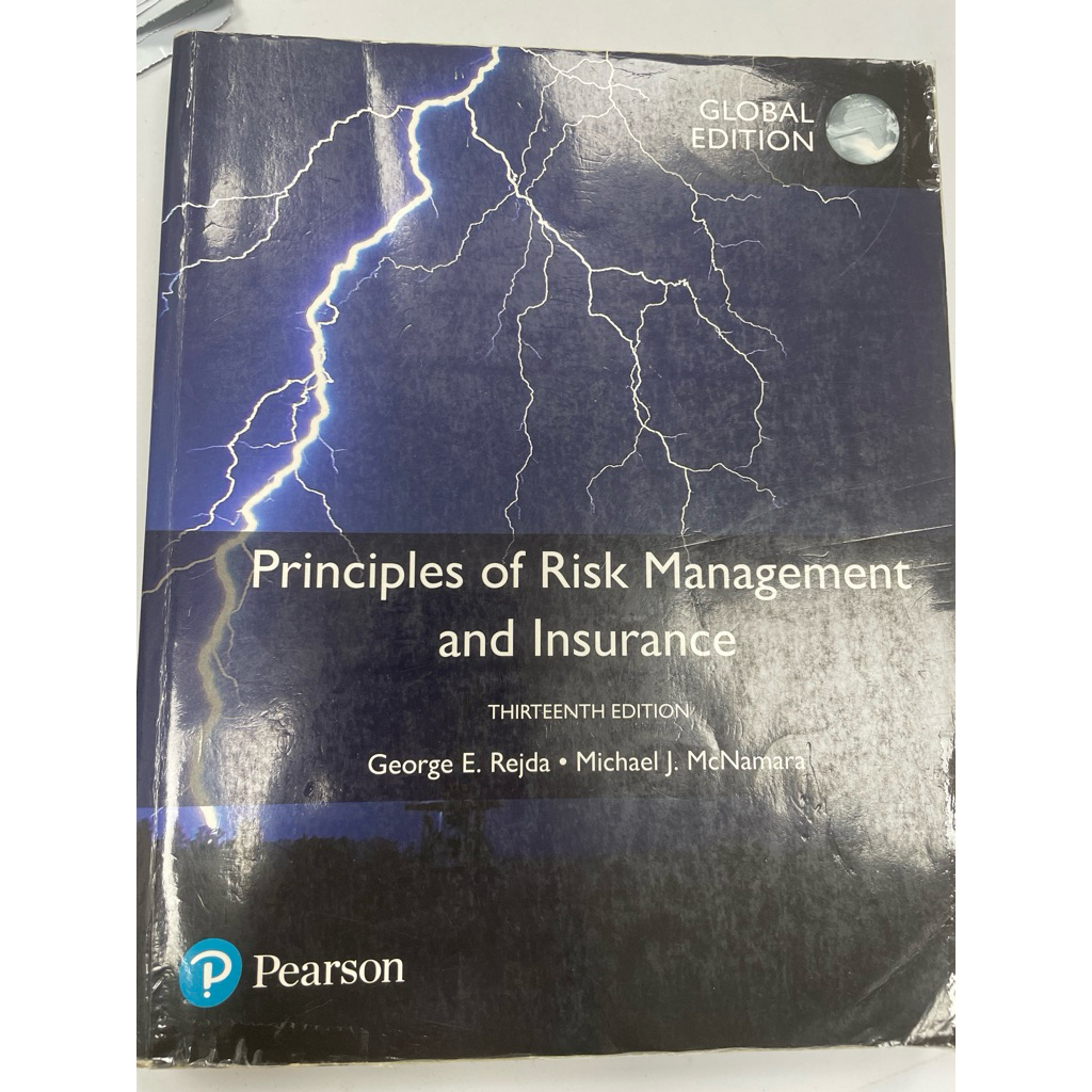 [北大出貨] Principles of Risk Management and insurance 13/e | 蝦皮購物