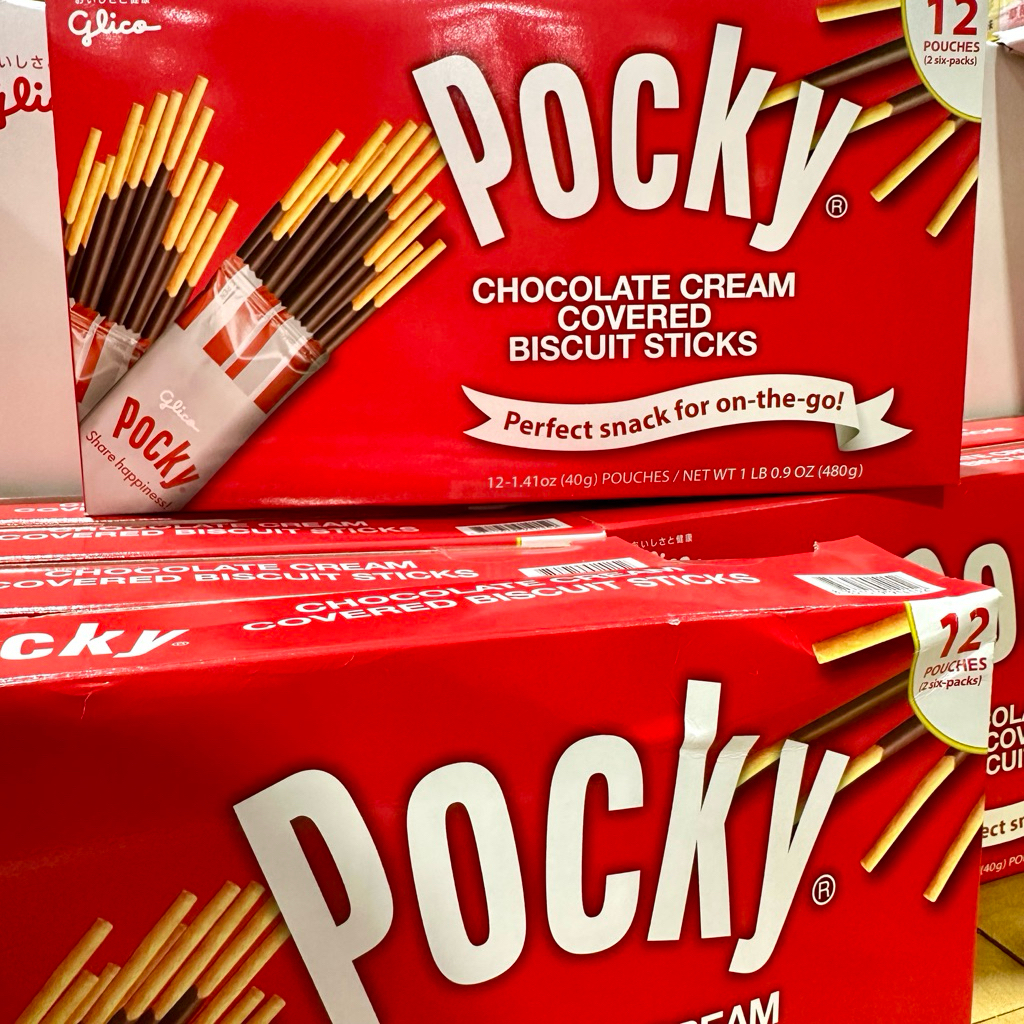 《好市多代購》POCKY CHOCO.BISCUIT STICK 百奇巧克力棒 40公克X12包 | 蝦皮購物