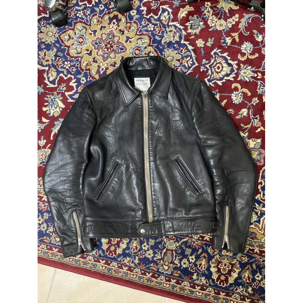 Lewis Leathers Corsair 60 騎士皮衣 海軍藍羊皮 38 dominator 551 | 蝦皮購物