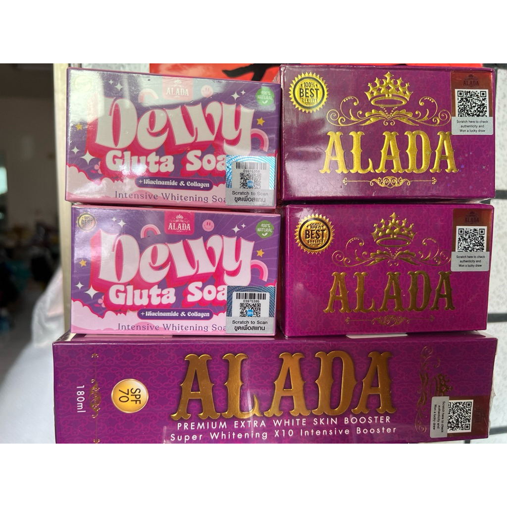 Alada soap/Dewy soap & alada whitening booster | 蝦皮購物