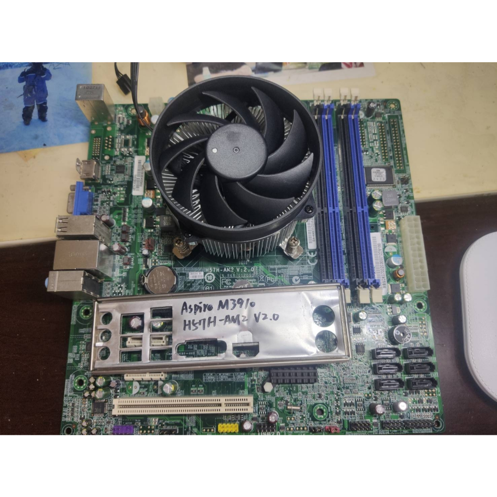 H57H-AM2 V2.0 ASPIRE M3910主機板(壞) +I5-760 CPU +4GRAM +CPU風扇 | 蝦皮購物