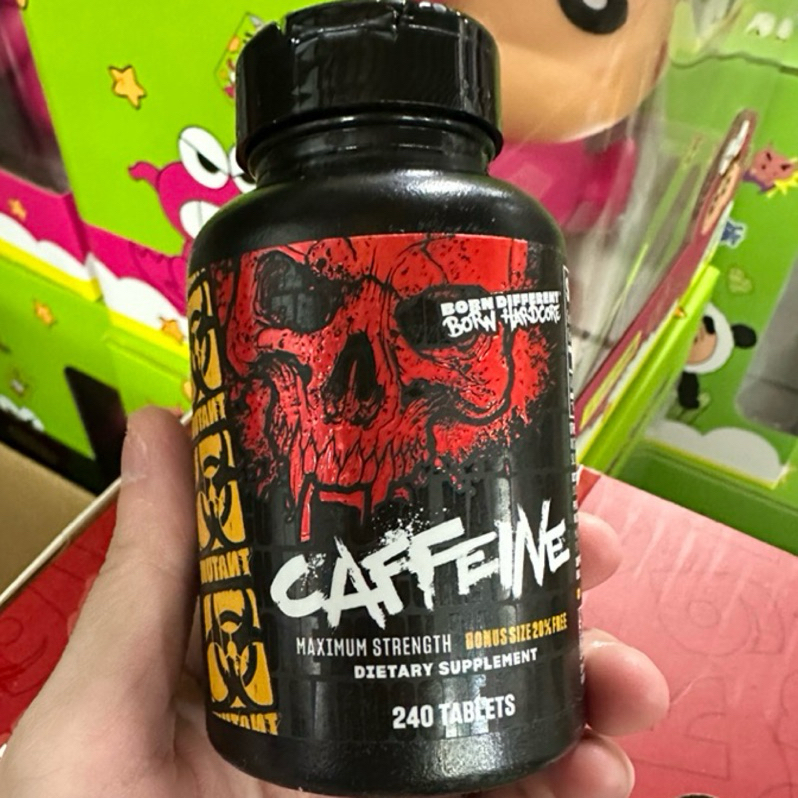 🇹🇼現貨 👍MUTANT👍 Caffeine 咖啡因錠 240錠 每錠200mg 加班熬夜提神精力 ️台灣現貨 | 蝦皮購物