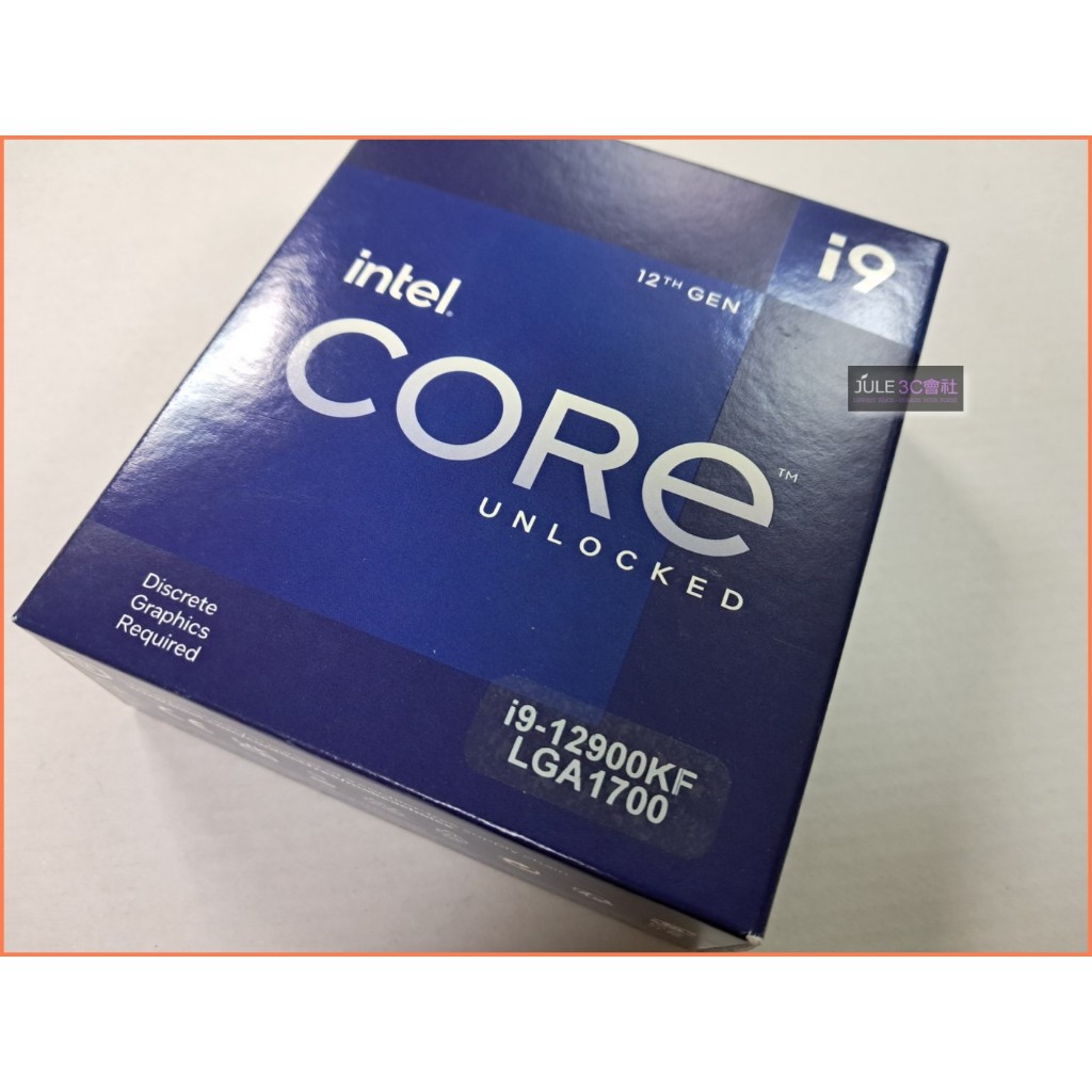 JULE 3C會社-Intel Core i9 12900KF 12代/16C24T/30M/全新盒裝/1700 CPU | 蝦皮購物