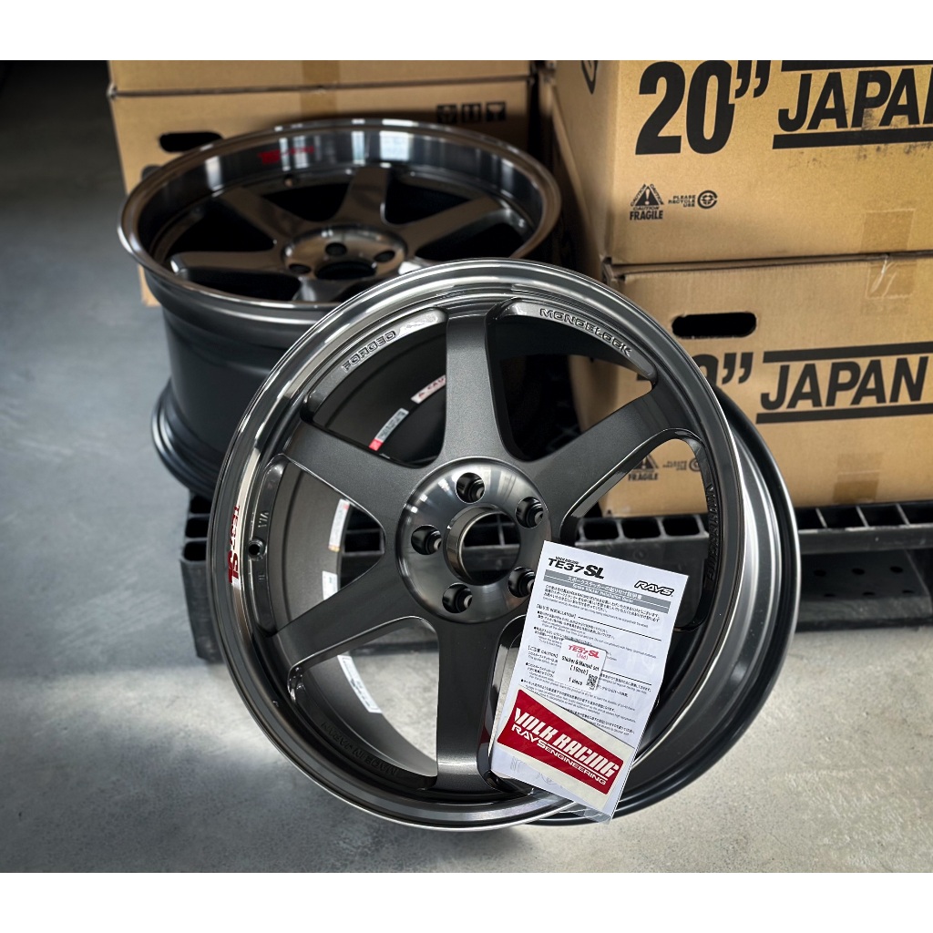 【廣明輪胎】RAYS TE37 SL 19吋鋁圈 特注PG色 Supra專用 19x9.5+22 19x10.5 +35 | 蝦皮購物