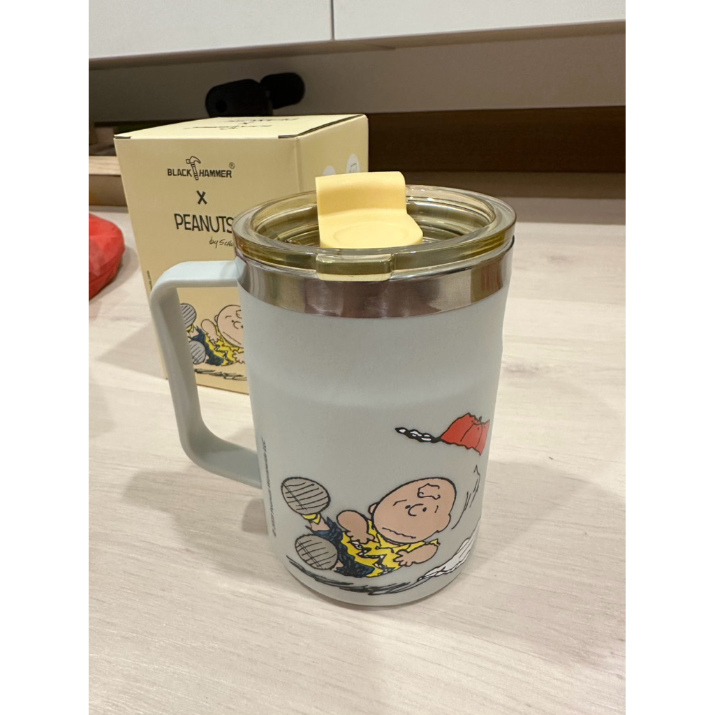 Black hammer snoopy 史努比運動系列 不鏽鋼隔熱馬克杯 | 蝦皮購物