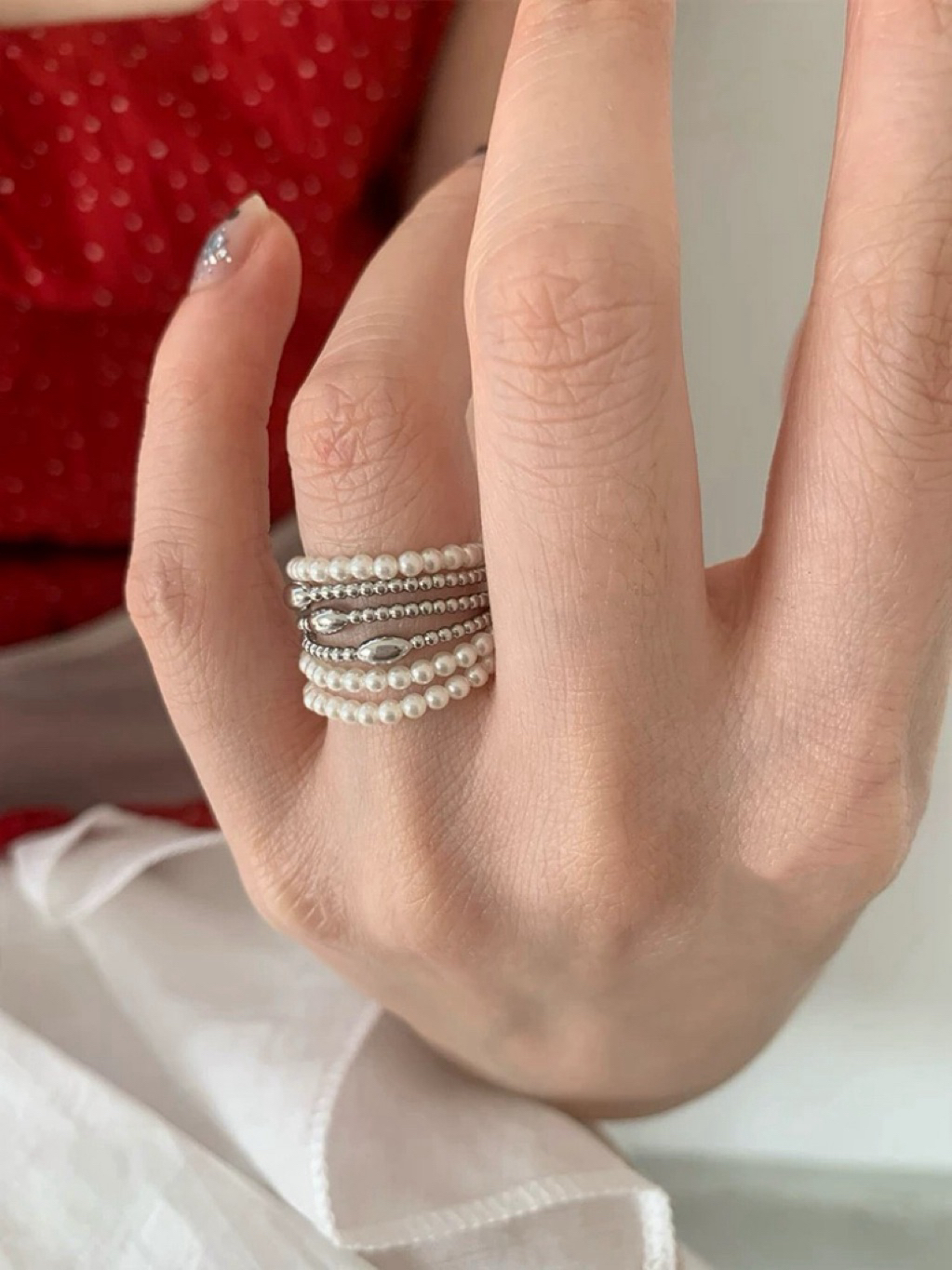 【Ni_PHIL】 T17現or預-多款流行時尚前衛設計氣質銀色系戒指💍 | 蝦皮購物