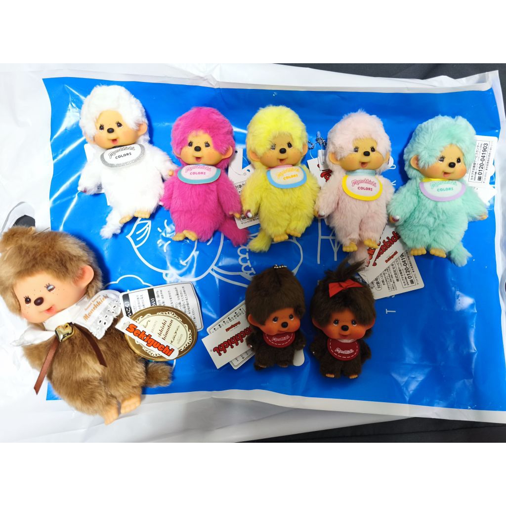 （現貨 ）JP正版 Lisa新歡娃娃 夢奇奇Monchhichi (吊飾 娃娃)本人自購帶回 | 蝦皮購物