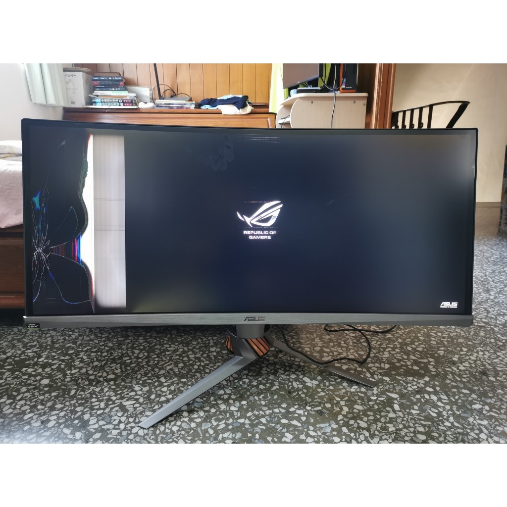 [破屏] ASUS 華碩 ROG SWIFT PG348Q 34吋 PG348 電競 螢幕 故障 零件機 | 蝦皮購物