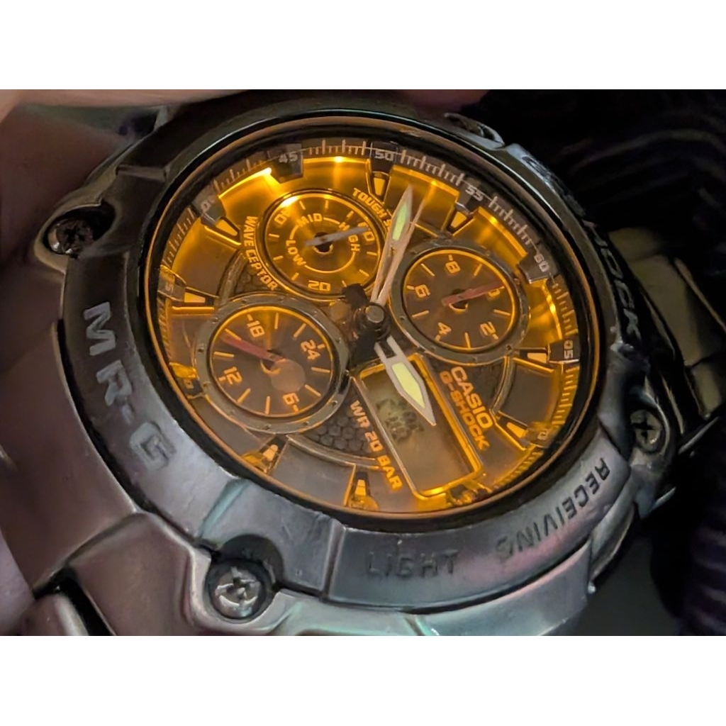 Casio G-shock MRG-7000 戰損外觀（MR-G DLC塗層、省電功能、自動背光） | 蝦皮購物