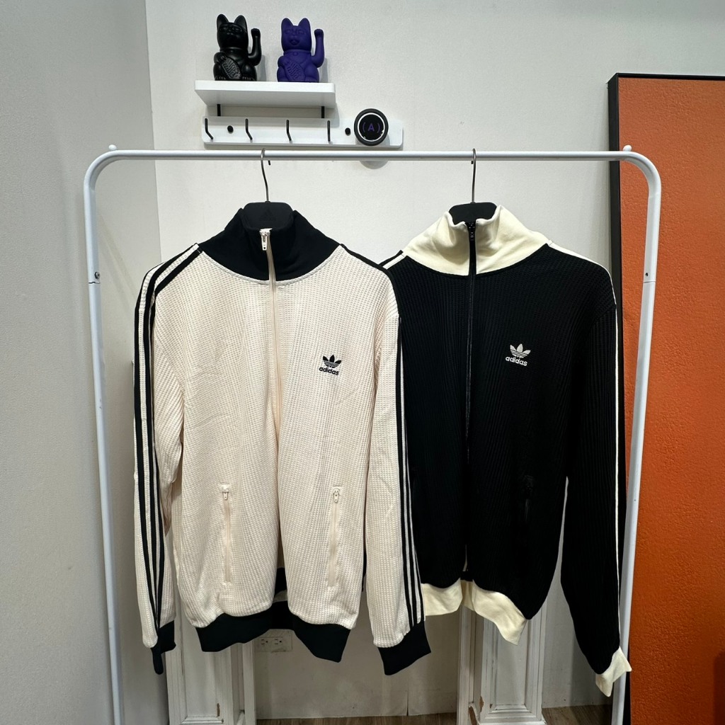 Mr.A😈A先生 Adidas 男女 Adicolor 運動外套 華格夫 立領 修身 邊伯賢 JW0109 JW0110 | 蝦皮購物