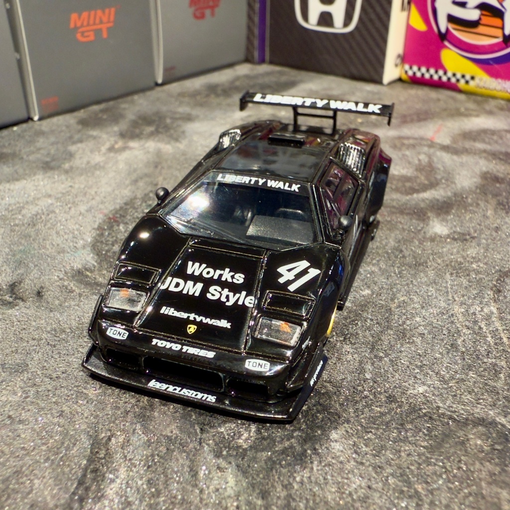 單售免綁 台灣代理 MINI GT LB WORKS Countach 1081 黑 藍寶堅尼 模型車 | 蝦皮購物