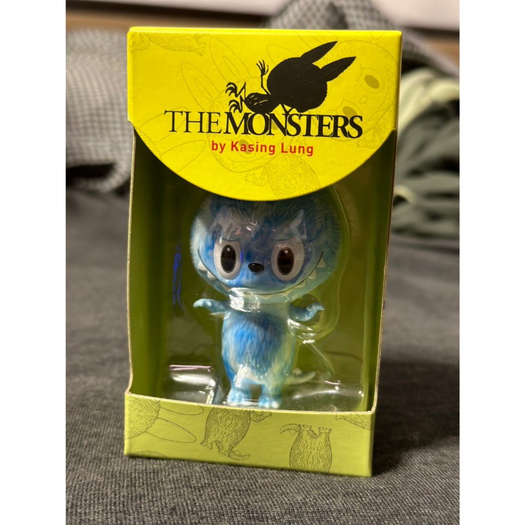 『哥布林玩具』 Labubu zimomo mini 香港限定 大理石紋藍色 盒裝 龍家昇 | 蝦皮購物