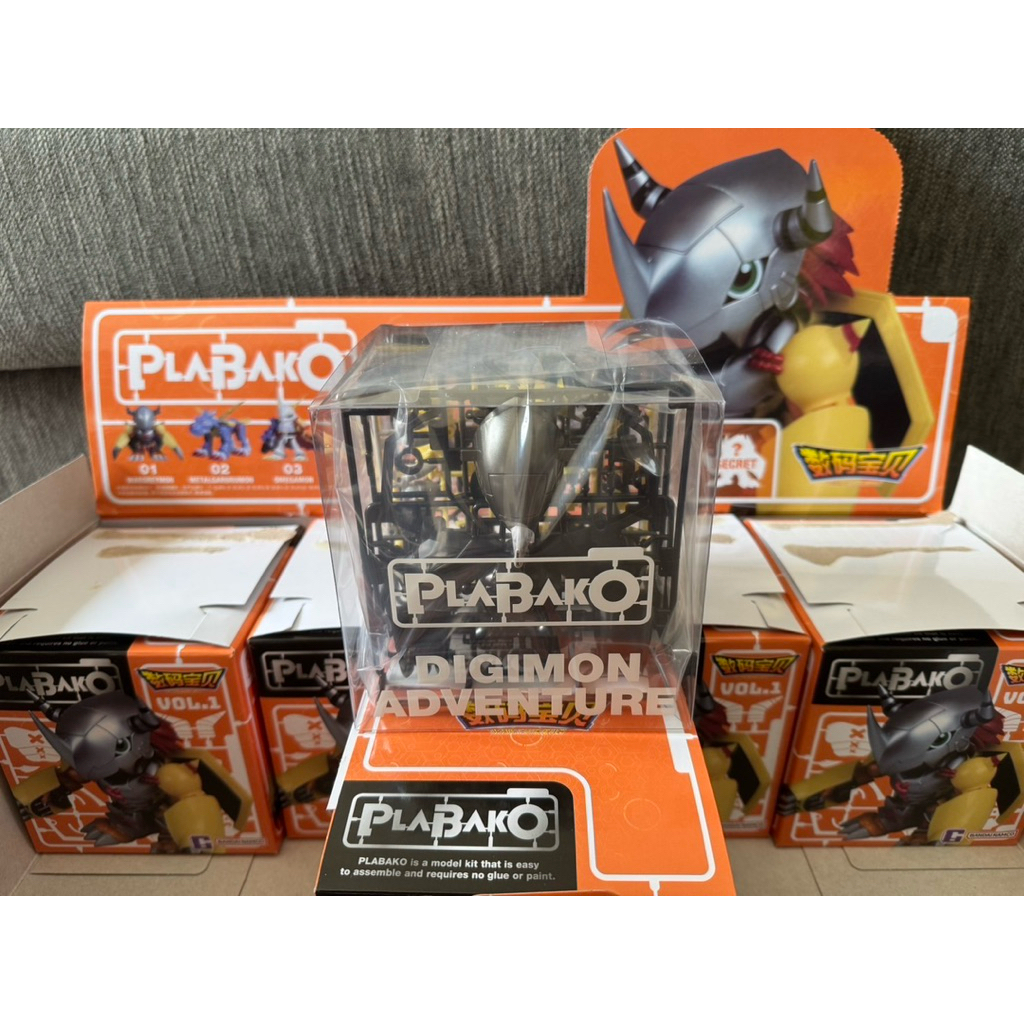 萬代 Plabako 數碼寶貝 拼裝模型 隱藏款 盲盒 戰鬥暴龍獸 鋼鐵加魯魯獸 奧米加獸 神聖天使獸 黑暗戰鬥暴龍獸 | 蝦皮購物