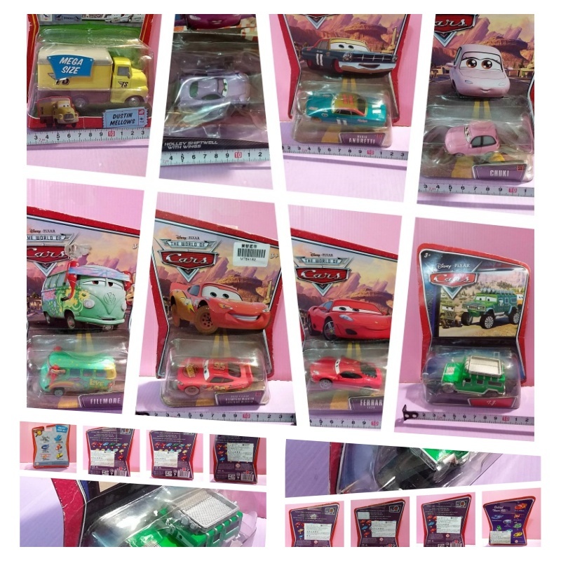 Mika💛Cars 汽車總動員 Chuki Fillmore Mario Andretti（全新盒損） | 蝦皮購物