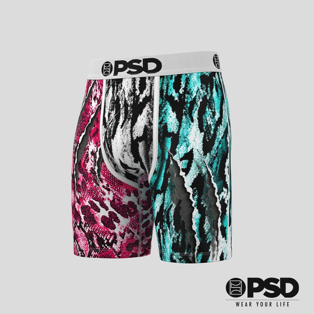 【PSD Underwear 官方旗艦店】JA MORANT- 平口四角褲-獵豹-白色 | 蝦皮購物