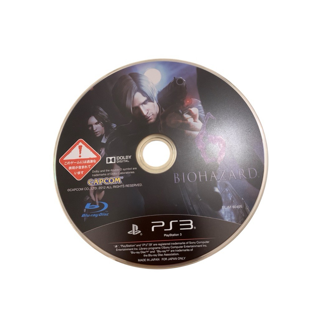 PS3 惡靈古堡 6 BIOHAZARD 6 生化危機 日版 二手 裸片 | 蝦皮購物