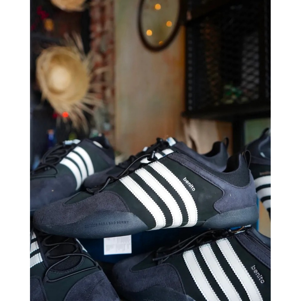 Bad Bunny x Adidas Ballerina "Black" 黑色 JQ9231 限量聯名薄底鞋 | 蝦皮購物
