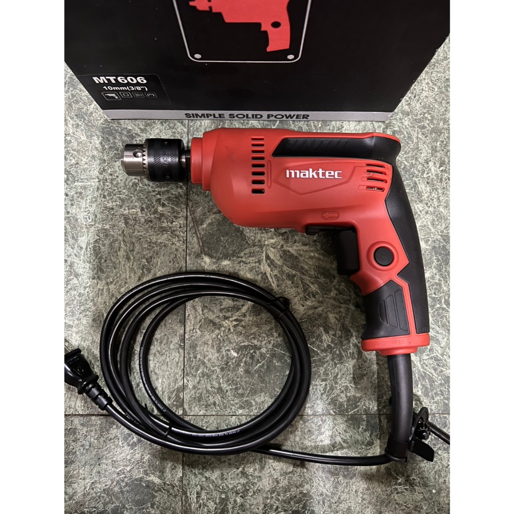 ~金光興修繕屋~牧科 maktec MT606 電鑽 插電電鑽 單手電鑽 震動電鑽 台灣原廠公司貨 牧田 makita | 蝦皮購物