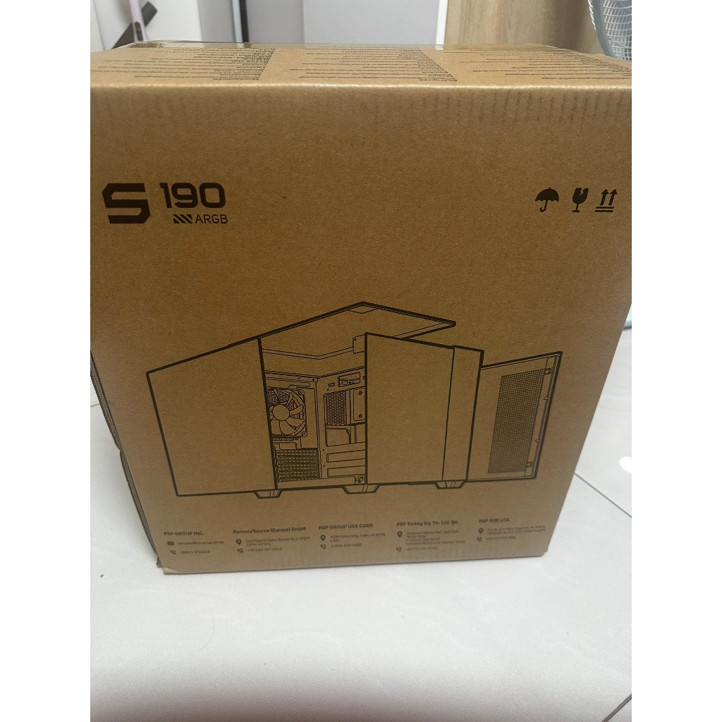 全漢 FSP S190 海景天窗機殼 白色款 全新 | 蝦皮購物