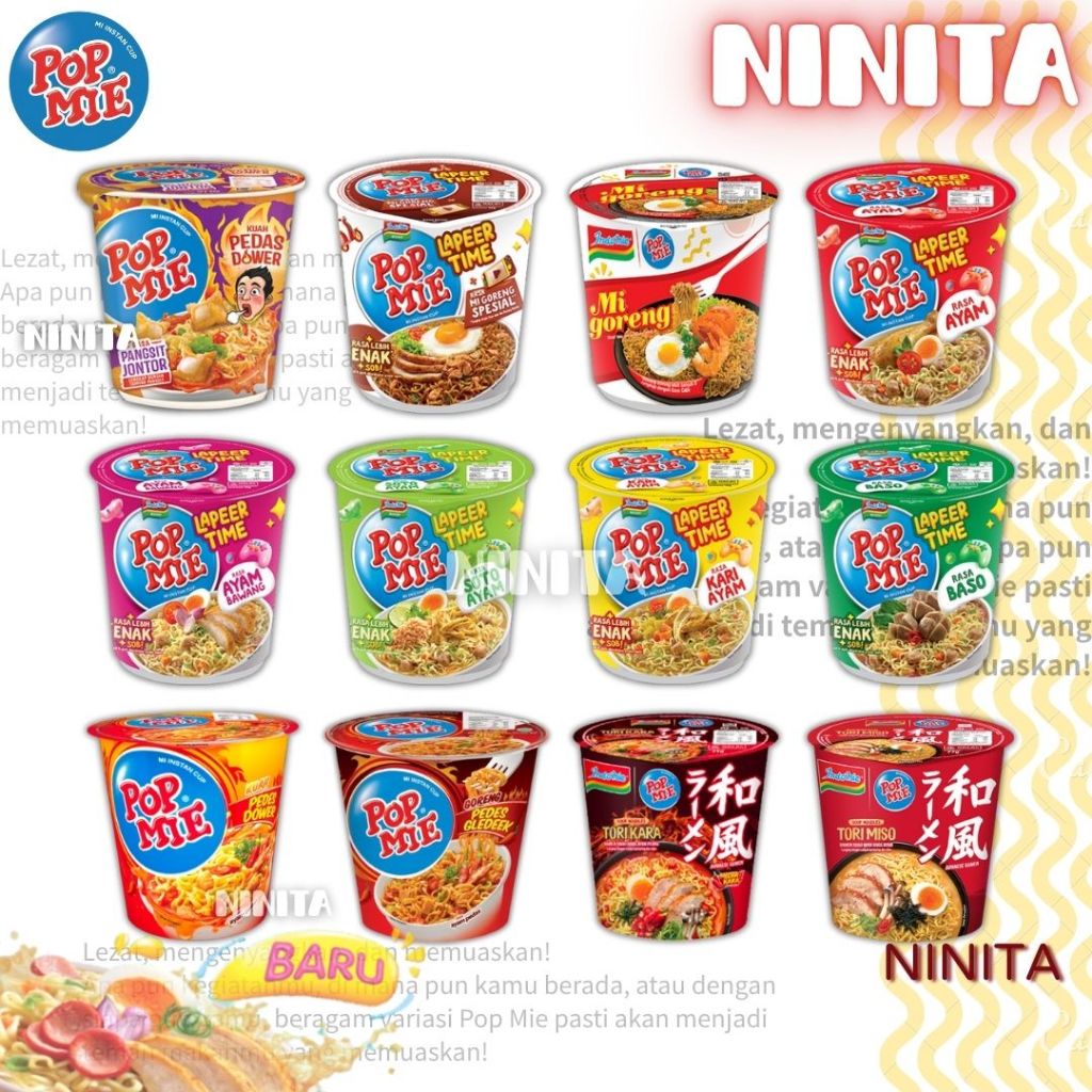 POP MIE CUP SOTO KARE AYAM PEDAS Tori Kara 印尼 炒麵 杯麵 和風 雞肉 牛肉 | 蝦皮購物