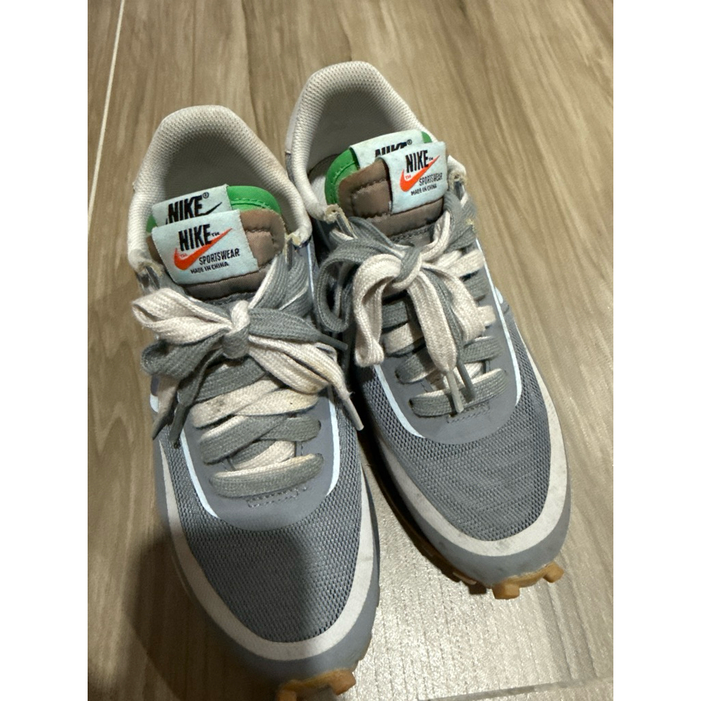 Nike Sacai clot 灰藍配色 | 蝦皮購物