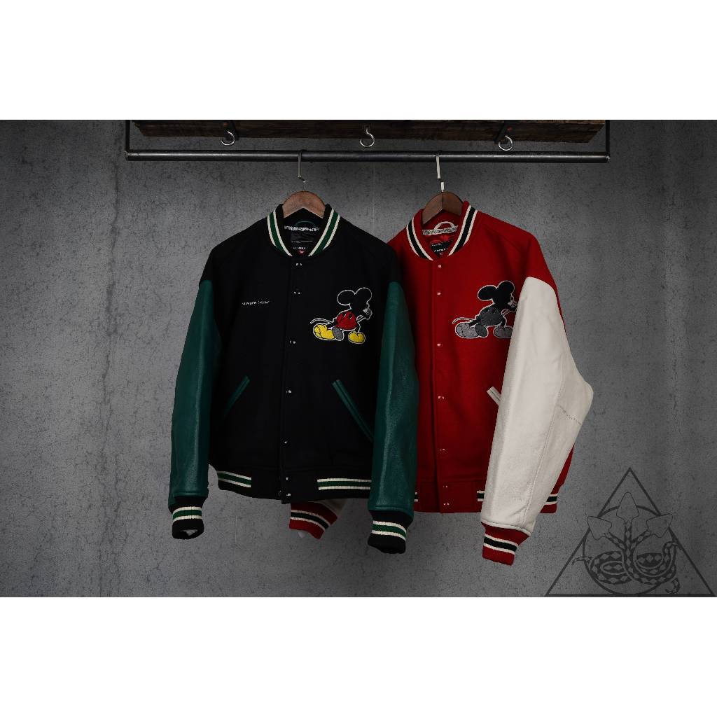 【HYDRA】Supreme Number (N)ine Mickey Jacket 皮革 棒球外套【SUP874】 | 蝦皮購物