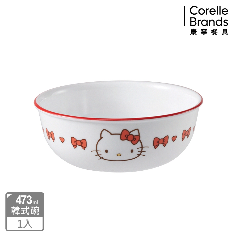 (全新IP授權)【康寧餐具 CORELLE】Hello Kitty 473ml韓式飯碗 | 蝦皮購物