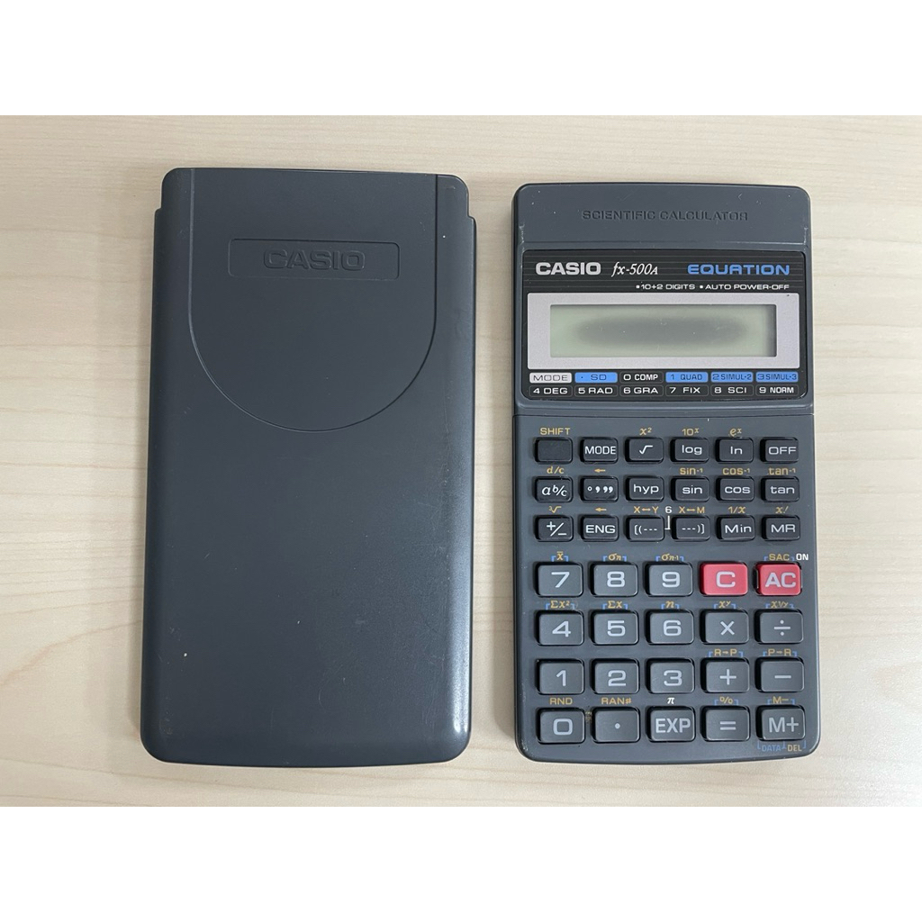 二手 CASIO 卡西歐 工程計算機 fx-500A | 蝦皮購物