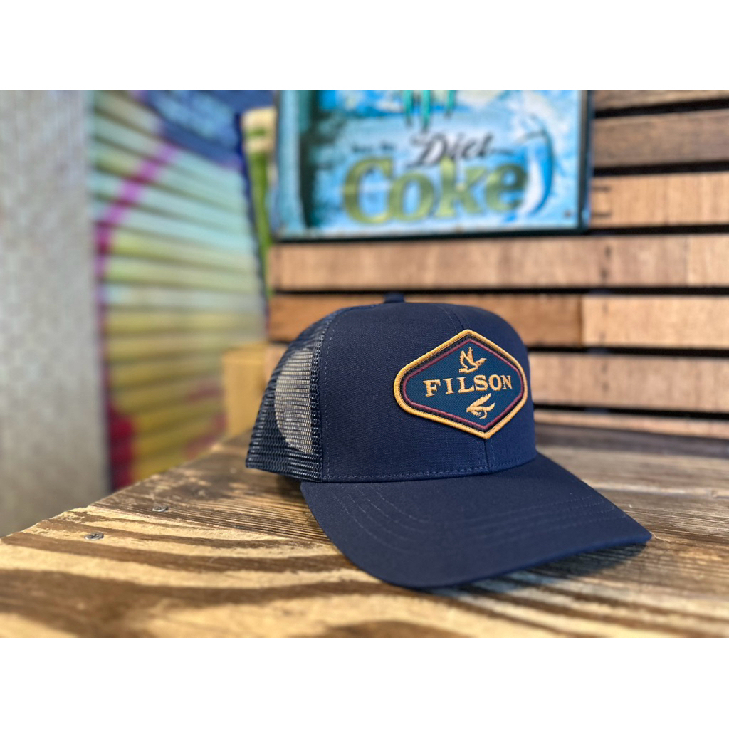 《古著倉庫》全新品公司貨 FILSON LOGGER MESH CAP 經典棒球帽 NAVY | 蝦皮購物