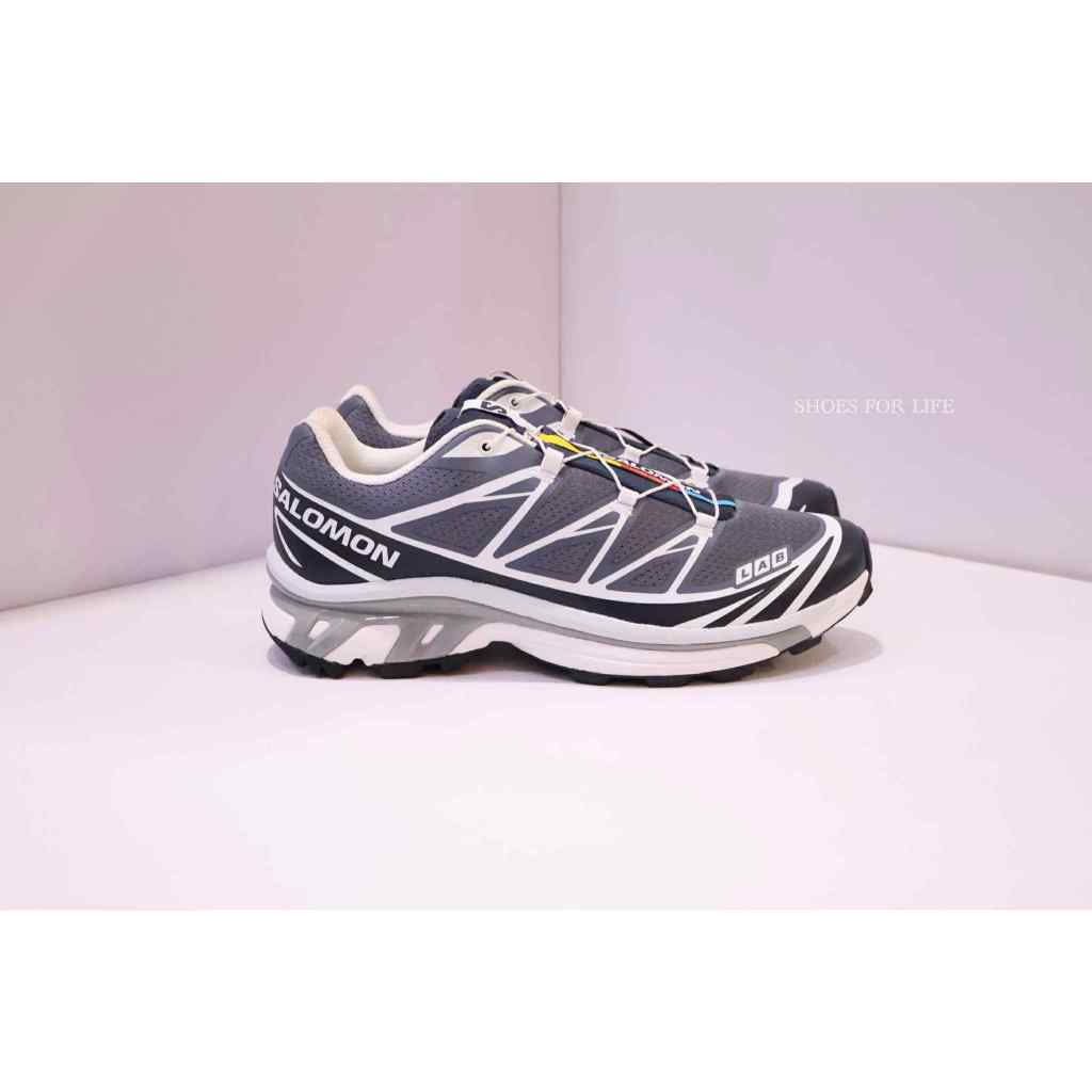 -現貨- SALOMON XT6 XT-6 GRISAILLE BLUE NIGHTS 藍灰白黑 L47864000 | 蝦皮購物