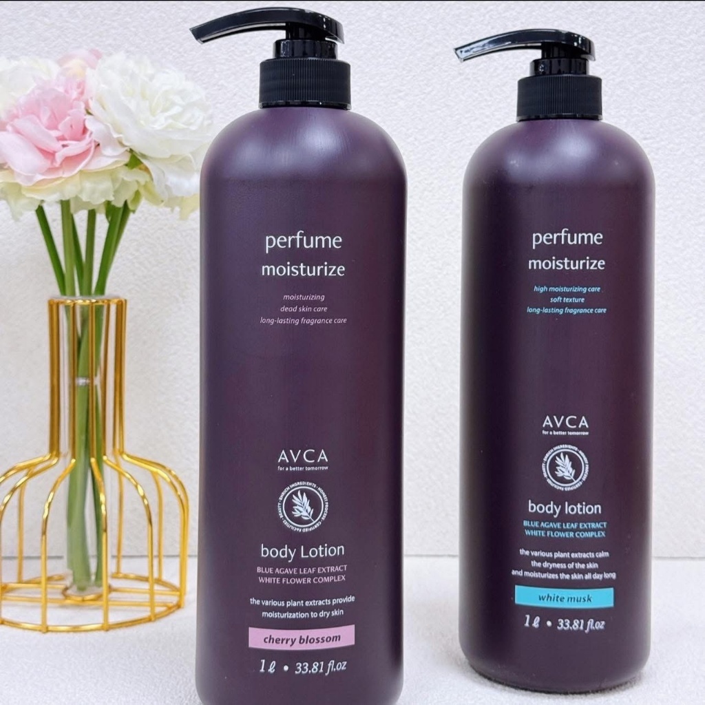現貨-韓國製AVCA記憶香氛保濕身體乳(櫻花)1000ml 身體乳 保濕 | 蝦皮購物