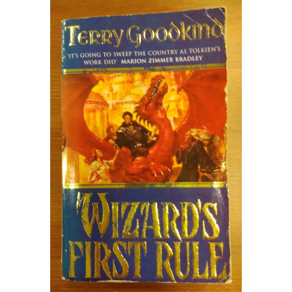 【無書寫、無畫記】TERRY GOODKIND 英文小說 WIZARD’S FIRST RULE WIZARDS | 蝦皮購物