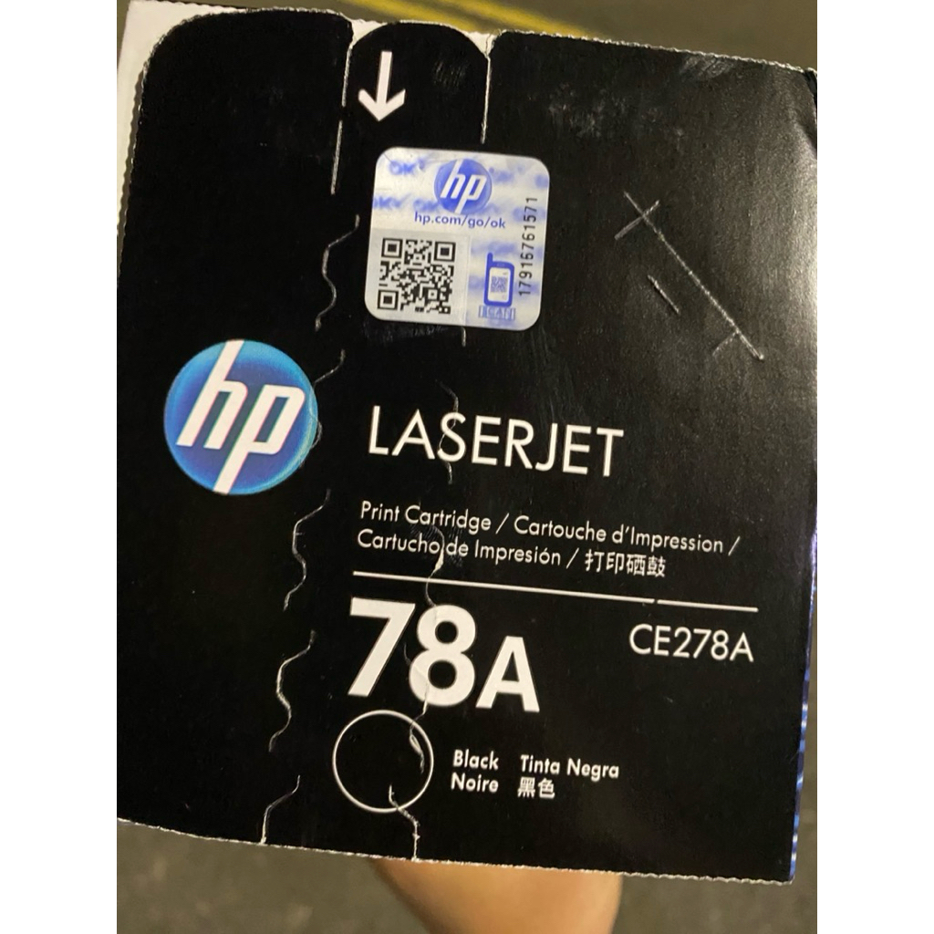 HP原廠 惠普CE278A/278A/278/78A 原廠黑色碳粉匣 | 蝦皮購物