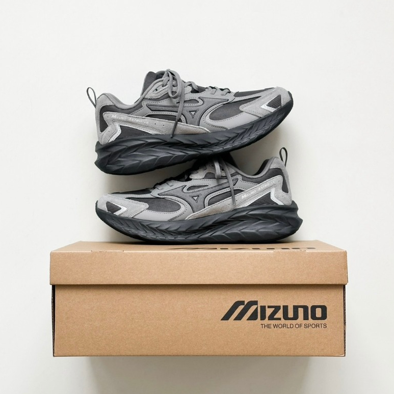 隔日到 ☆小B之都☆ Mizuno LS ASTRO 反光 復古休閒運動 厚底增高慢跑 D1GH252102 煙燻灰 | 蝦皮購物