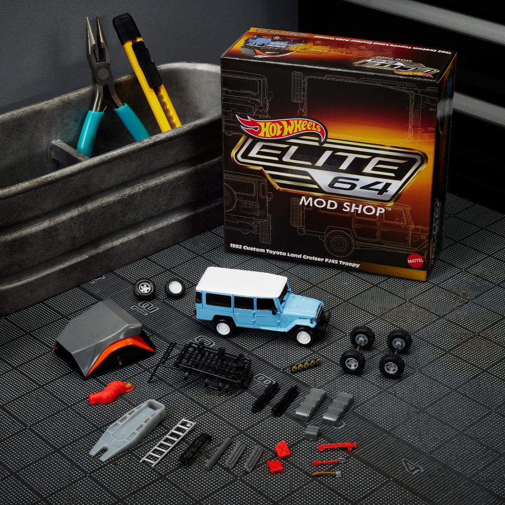 [現貨]Hot Wheels Elite 64 1982 Toyota Land Cruiser FJ45 Troopy | 蝦皮購物