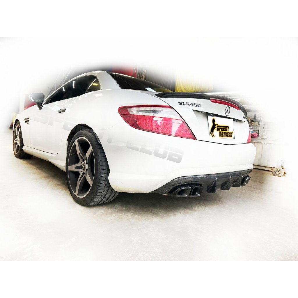 BENZ R172 SLK AMG R 後下巴-現貨 (另有碳纖維 carbon) | 蝦皮購物