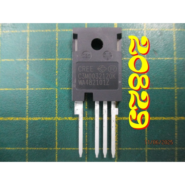 【全冠】CREE C3M0032120K TO-247-4Pin C3M MOSFET 碳化矽電晶體 63A 1200V | 蝦皮購物