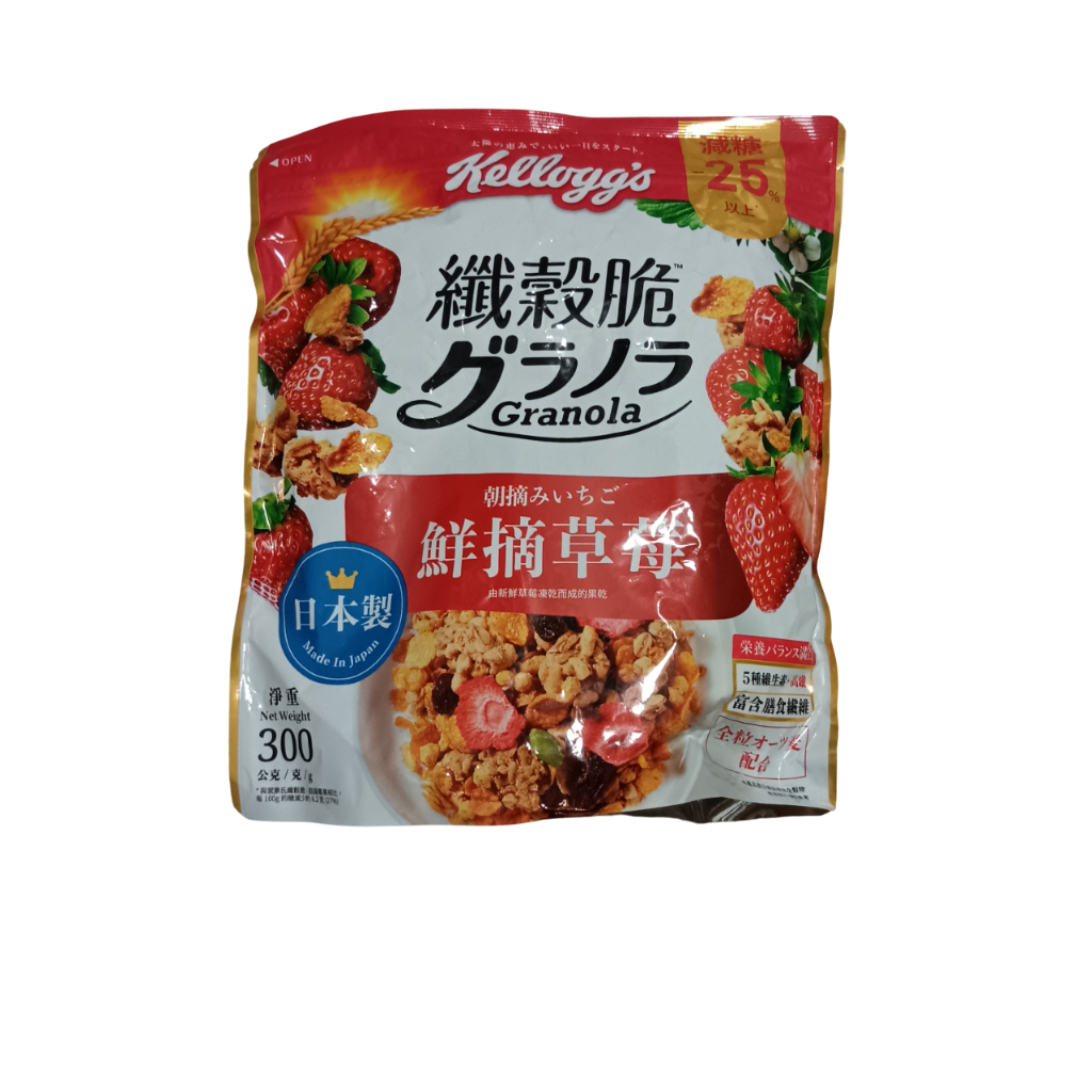 家樂氏 纖穀脆 鮮摘草莓 300g 效期2026.05 日本製 早餐 穀物麥片【現貨 可刷卡 滿額免運】 | 蝦皮購物