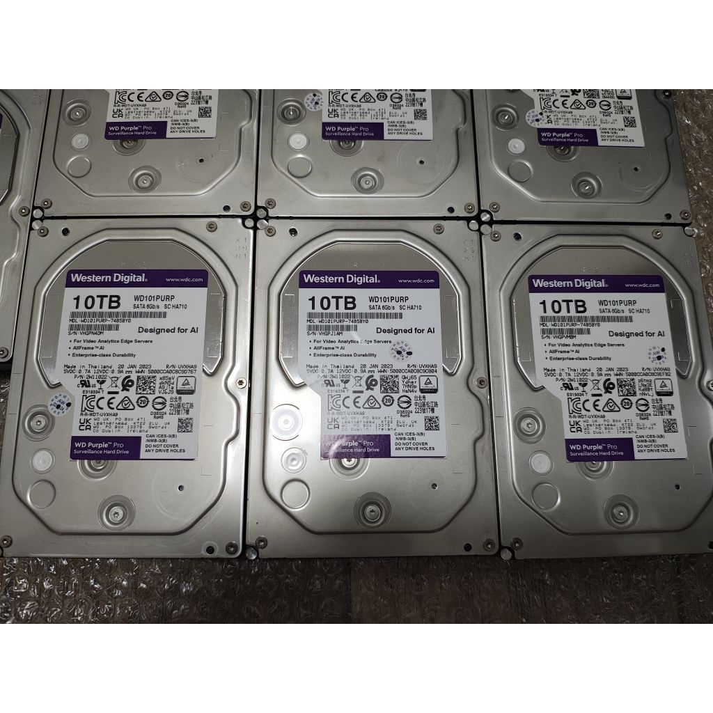 WD Purple Pro 紫標 10TB 3.5吋 監視 監控硬碟 WD101PURP 台灣公司貨 保固內 HA710 | 蝦皮購物